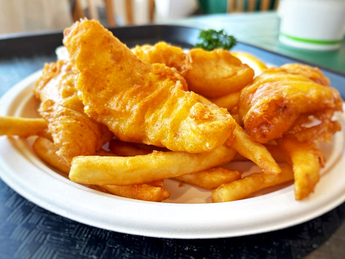 The golden ratio of crispy batter to flaky fish. Scientists should study this perfect balance of crunch and tenderness.