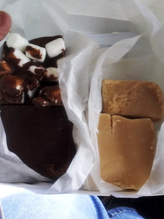 Fudge and homemade treats that would make Willy Wonka jealous. Diet plans come here to die a deliciously sweet death.
