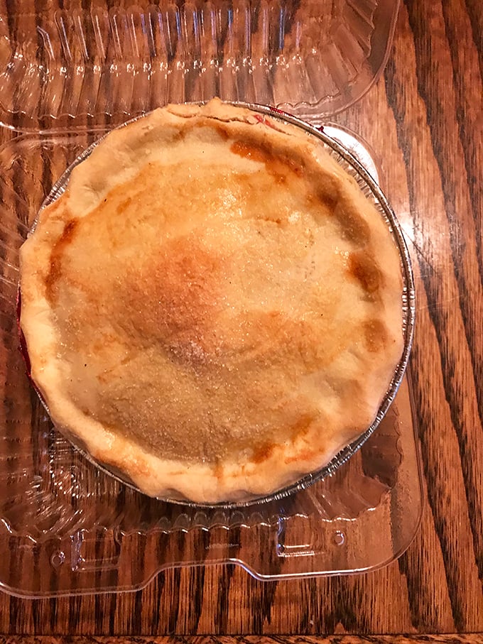 Beneath this unassuming crust lies fruit filling that hasn't been focus-grouped or engineered&mdash;just honest pie the way pie should be.