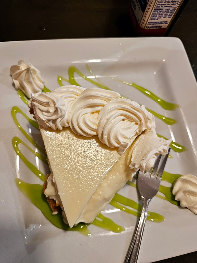 Key lime pie that strikes the perfect balance between sweet and tart &ndash; with meringue peaks so perfect they deserve their own postcard.