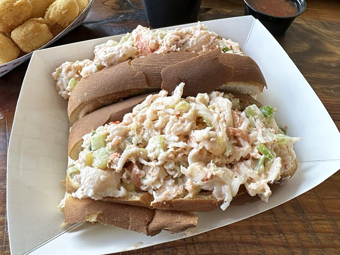 The legendary lobster roll that launches a thousand road trips&mdash;chunks of sweet meat nestled in a perfectly toasted bun, summer in sandwich form.