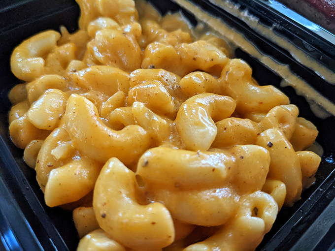 Mac and cheese that doesn't come from a blue box? Revolutionary! This creamy, golden side dish might just steal the spotlight from the meat&mdash;almost.