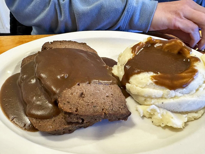 Meatloaf and mashed potatoes &ndash; the comfort food equivalent of a warm hug from your favorite aunt who never skimps on the gravy.