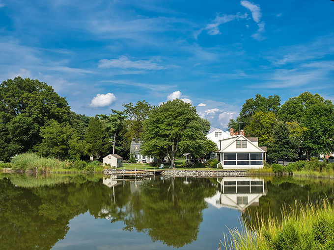 Waterfront homes reflect in the still waters like a Bob Ross painting come to life&mdash;just add some happy little trees and you've got yourself Eastern Shore perfection.