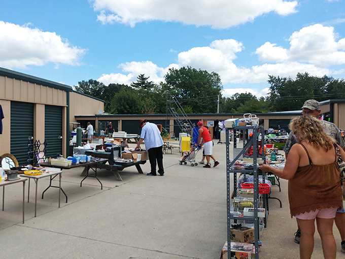 The outdoor marketplace hums with the energy of deal-makers and browsers alike, proving that treasure hunting is still America's favorite weekend sport.