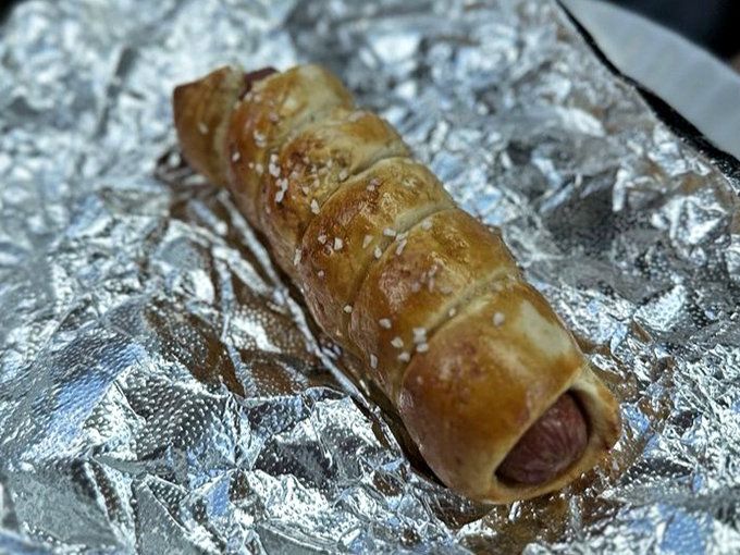 The pretzel dog&mdash;where America's ballpark favorite gets the Pennsylvania Dutch treatment, wrapped in a golden blanket of chewy, salty goodness.