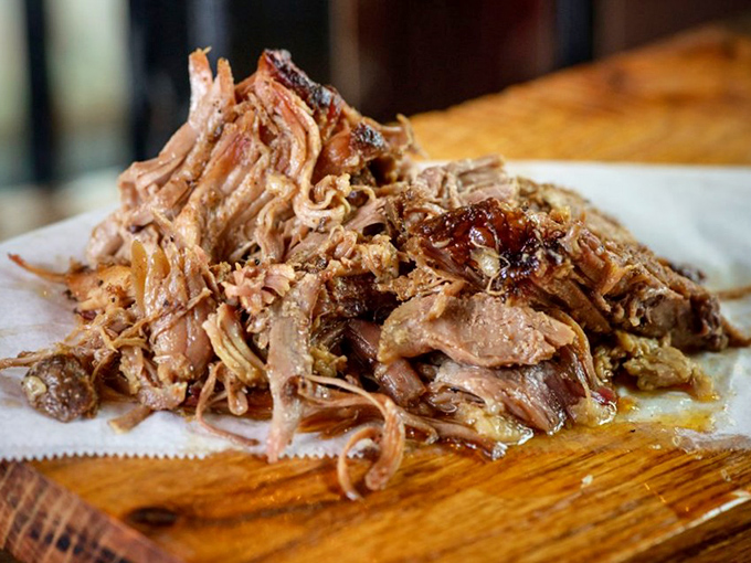 Pulled pork so good it'll make you question every sandwich you've ever eaten in your entire life.