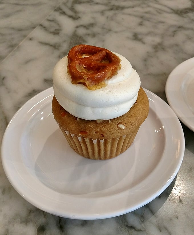 The pretzel-topped cupcake isn't just playing with the sweet-and-salty trend&mdash;it's perfecting it, one perfectly balanced bite at a time.