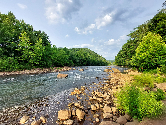 Crystal clear waters of the Stonycreek River offer natural serenity just minutes from downtown. Mother Nature's stress relief program runs year-round here.