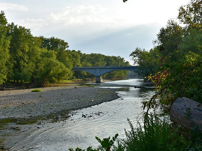 The Wabash River doesn't just flow&mdash;it meanders with purpose, like a dinner conversation that takes delightful detours but always returns to what matters.