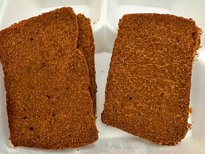 Scrapple: Pennsylvania's culinary dare that rewards the brave. These perfectly crisped slices are a breakfast rite of passage.