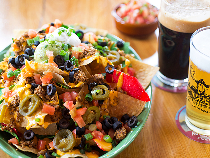 The nacho mountain that launched a thousand diet cheat days. That dollop of guacamole on top is basically a vegetable serving, right?