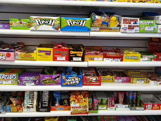 The nostalgic candy aisle &ndash; where Gen Xers point excitedly and say, "I haven't seen these since I was 10!" at least seventeen times.