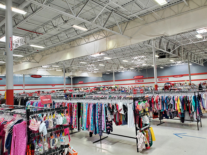 Tiny outfits with tiny price tags. Growing kids and shrinking wallets have never been more compatible than in this toddler section.