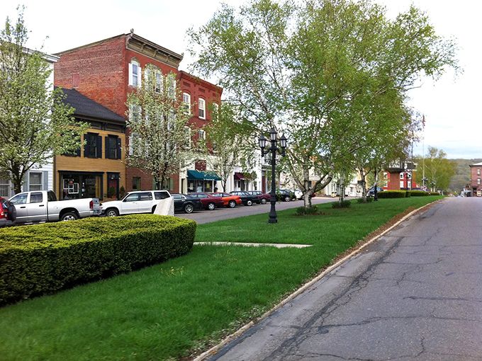 Downtown storefronts maintain their historic character while housing modern businesses—proof that in Orwigsburg, nostalgia and practicality shake hands daily.