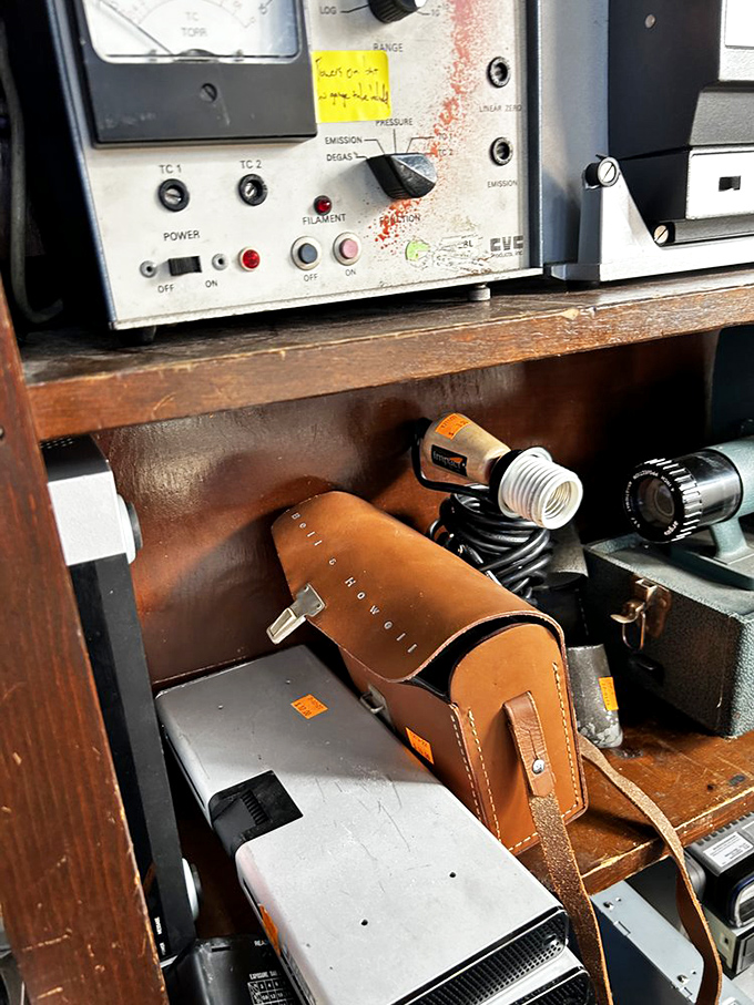 Remember when electronics had actual buttons and dials? This vintage equipment recalls an era when "user interface" meant physical switches.