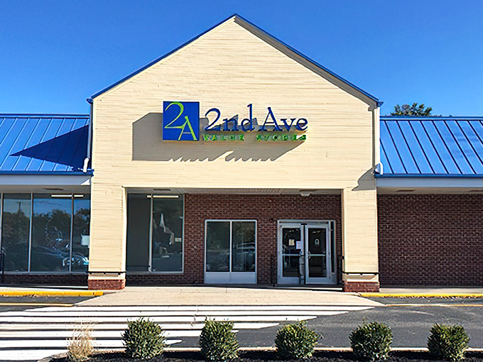 Sunshine, blue skies, and a building full of bargains. Some people call this paradise! 