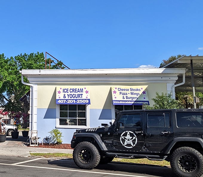This unassuming ice cream outpost looks like any small-town shop until liquid nitrogen transforms it into a wizard's laboratory.