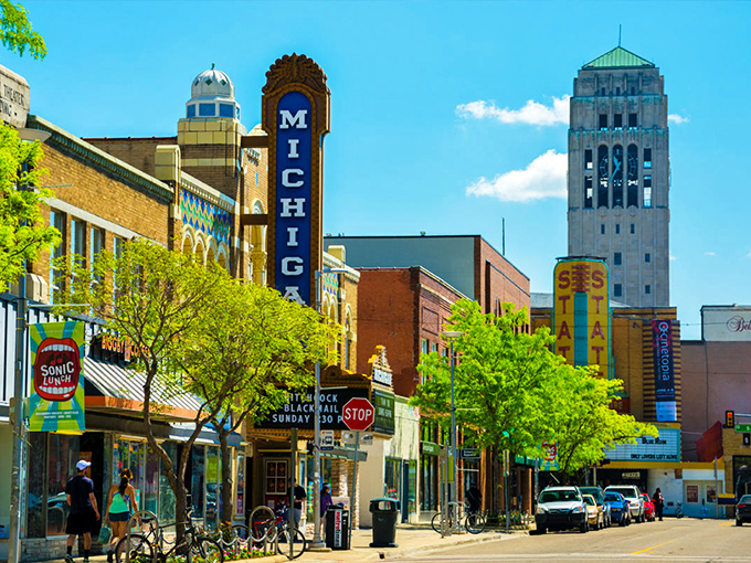 Ann Arbor's Michigan Theater: "Culture without the cost! Ann Arbor's iconic theater district offers big-city entertainment with small-town price tags."