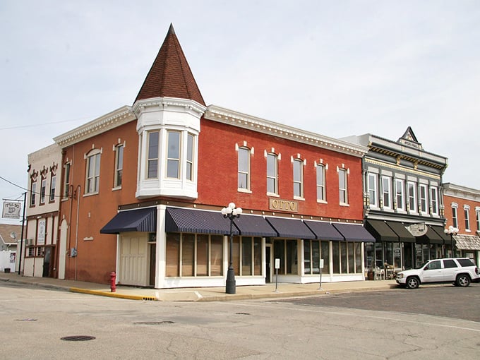 Arcola's quiet main street offers the kind of peaceful living that doesn't come with a peaceful price tag elsewhere.