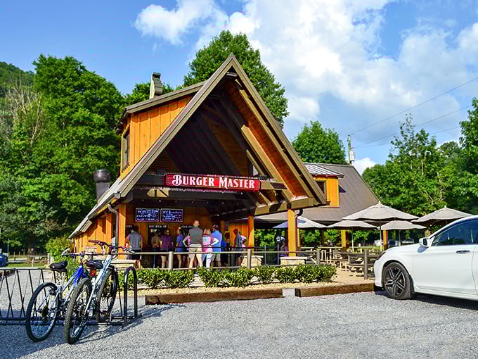 Burger Master Drive In: This A-frame wooden lodge looks like it belongs in a fairy tale &ndash; one where the happy ending involves amazing burgers.