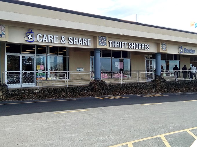 Care & Share's storefront might be humble, but inside lies a thrift empire waiting to be explored.