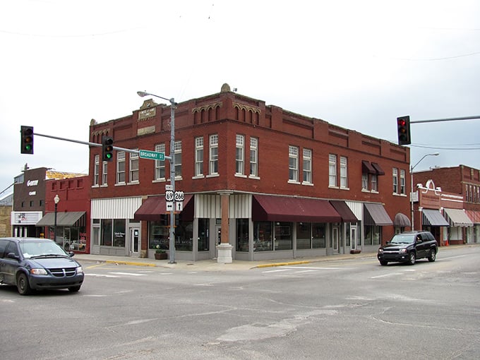 That gorgeous red brick building in Checotah has probably witnessed more Oklahoma history than most history books contain.
