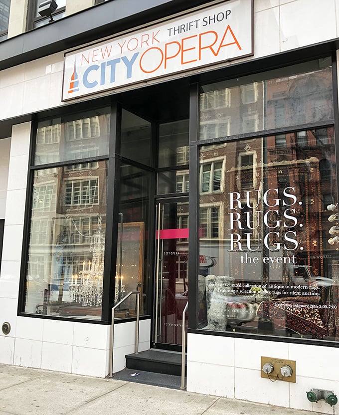The City Opera Thrift Shop &ndash; where Broadway's glamour meets Manhattan's bargain hunters in a surprisingly elegant space.