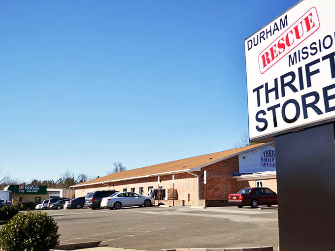 Durham Rescue Mission's thrift store combines good deals with good deeds. Shopping therapy with a side of karma!