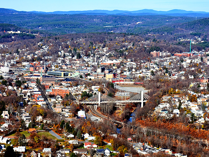 Fitchburg's urban landscape combines historic architecture with modern amenities. These buildings have weathered more seasons than a New England Patriots fan.