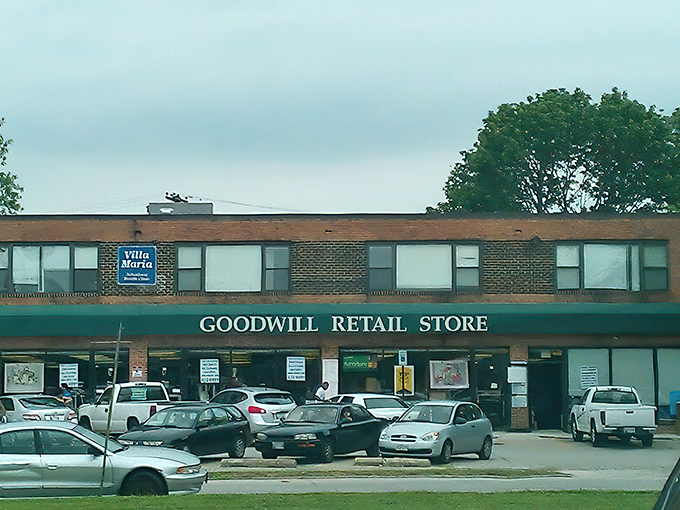 Goodwill's unassuming brick facade in Baltimore hides a treasure trove within. Don't judge this book by its cover&mdash;judge it by its amazing book section!