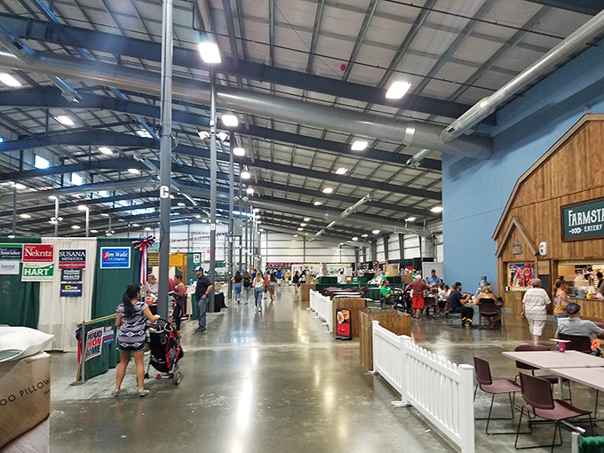 Grayslake's spacious, climate-controlled aisles make antiquing feel civilized, like browsing a museum where you can take things home.