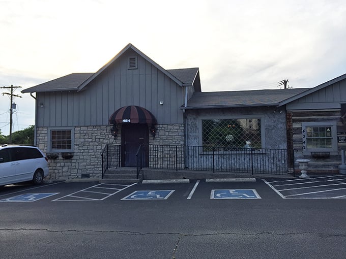 Don't let that modest stone exterior fool you &ndash; behind that striped awning lurks some serious steak mastery.