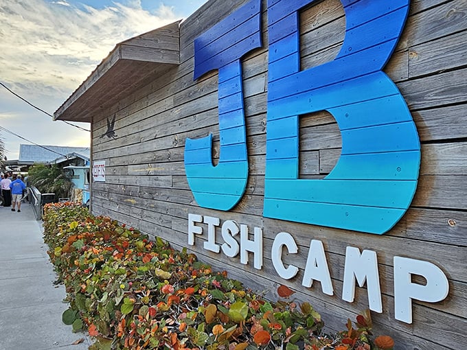 Waterfront dining without pretense! JB's Fish Camp looks like it might have a fishing rod to lend you between courses.