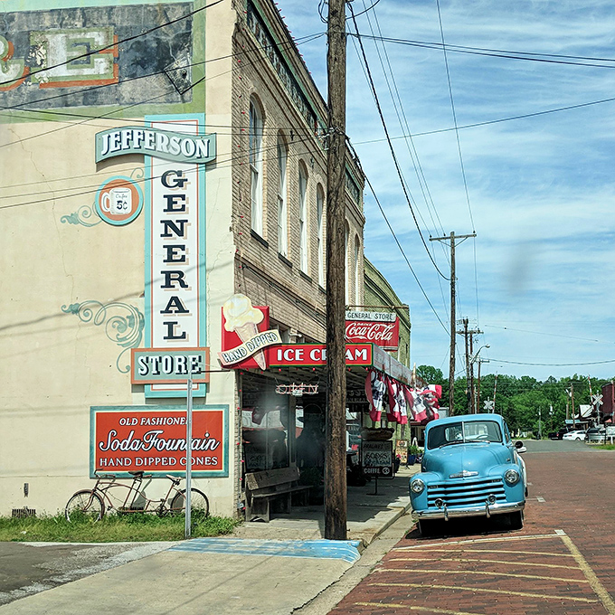 Jefferson's General Store is where nostalgia comes with a side of hand-dipped ice cream and conversations that never feel rushed.