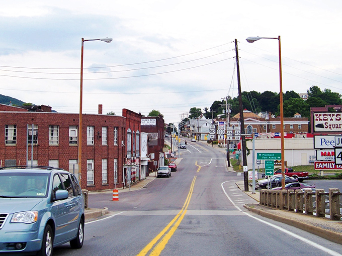Keyser offers that rare sight: a main street that hasn't surrendered to cookie-cutter corporate America. Each building has character written all over it.
