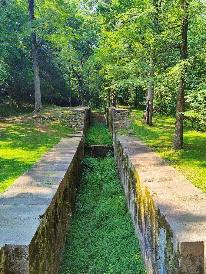 These canal walls have more stories than your chatty neighbor, but they're much more interesting to listen to.