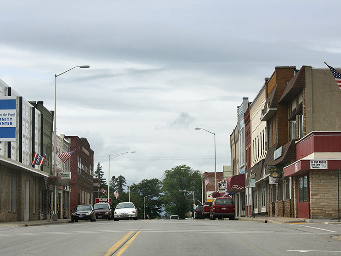 Merrill's historic downtown looks like the setting for a Hallmark Christmas movie, minus the big-city lawyer who discovers love.