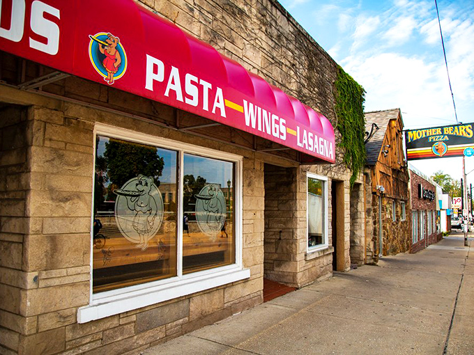 Mother Bear's stone exterior and cheerful awning has "college town institution" written all over it&mdash;no textbook required to appreciate this Bloomington classic.