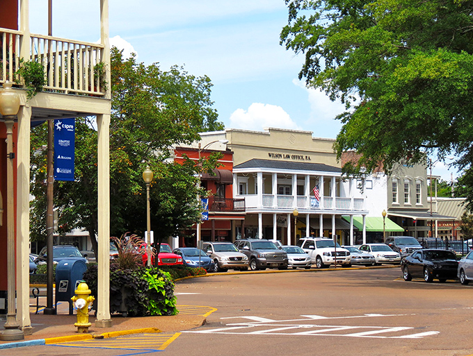 Oxford's charming square invites leisurely strolls past colorful storefronts &ndash; where literary history meets budget-friendly living.