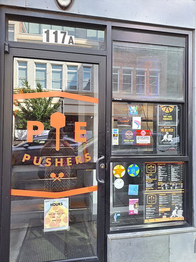 Swing by Pie Pushers for a delicious slice! You&rsquo;ll love the local vibe and amazing specialty pizzas at this downtown favorite.