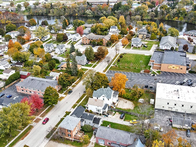 The autumn colors frame Plymouth's downtown like Mother Nature's own Instagram filter. No hashtags required!
