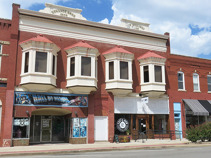 Ponca City's skyline shows hints of metropolitan possibilities. Big city aspirations with small-town healthcare prices!