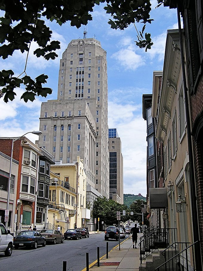 Reading's downtown blooms with historical buildings that house modern dreams at yesterday's prices.