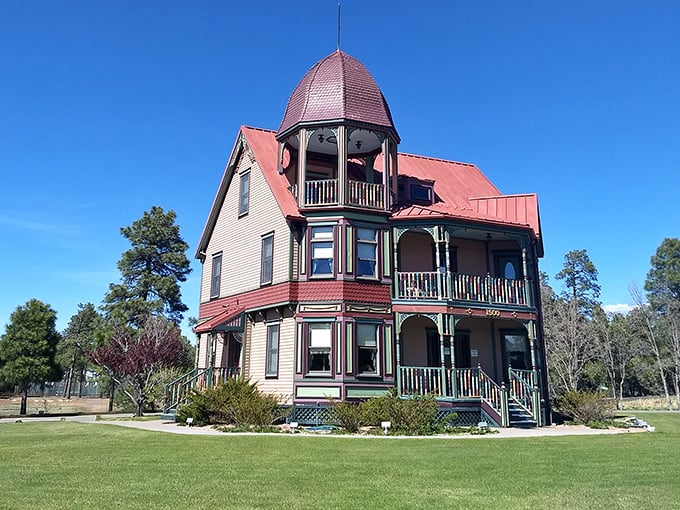Show Low's Victorian charm surprises first-time visitors expecting only desert landscapes in Arizona.