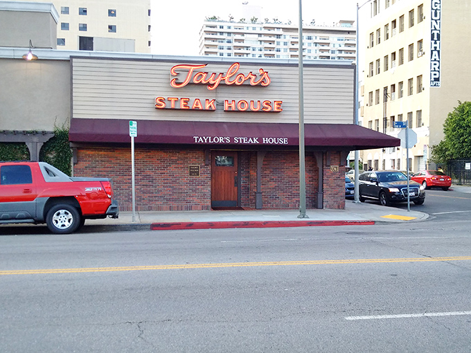 Taylor's neon sign has been guiding hungry Angelenos to steak nirvana since before most Hollywood stars were born.