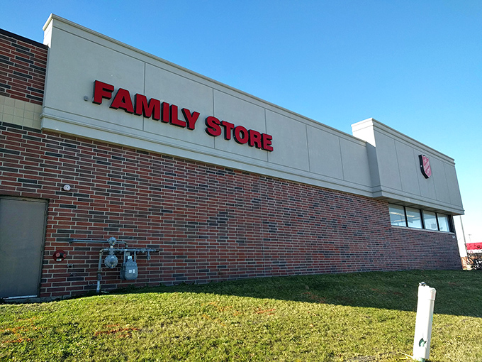 No-nonsense thrifting at its best. This Family Store proves great finds come in unassuming packages.