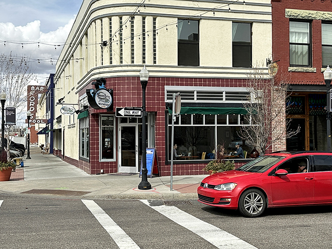 The Snakebite Restaurant's downtown presence adds sophisticated dining flair to Idaho Falls' charming street scene.