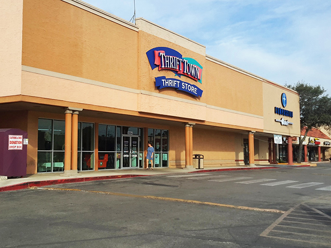 Thrift Town's beige exterior is the Clark Kent to the Superman-sized selection of treasures waiting inside those unassuming doors.
