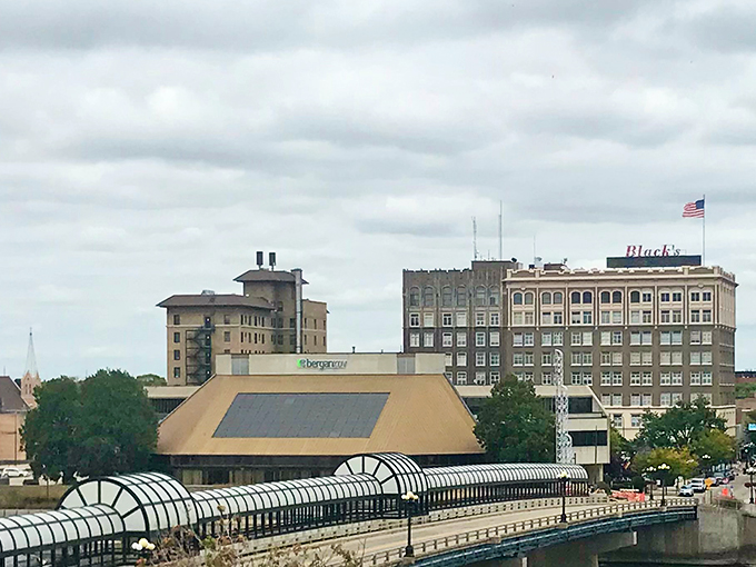Waterloo's historic main street offers small-town charm with prices to match. These colorful storefronts house affordable treasures waiting to be discovered!